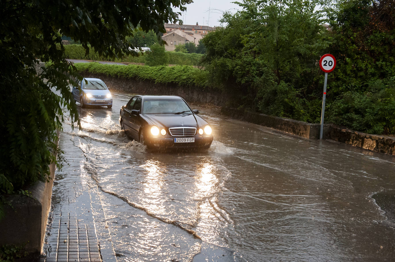 Fotos: Tormenta de lluvia y granizo en Segovia | El Norte de Castilla