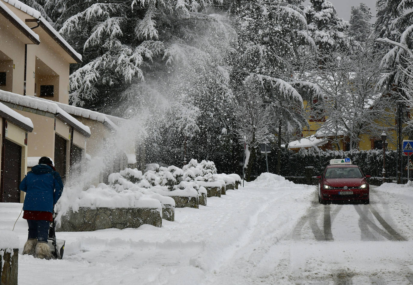 Fotos: La nevada se ceba en San Rafael | El Norte de Castilla